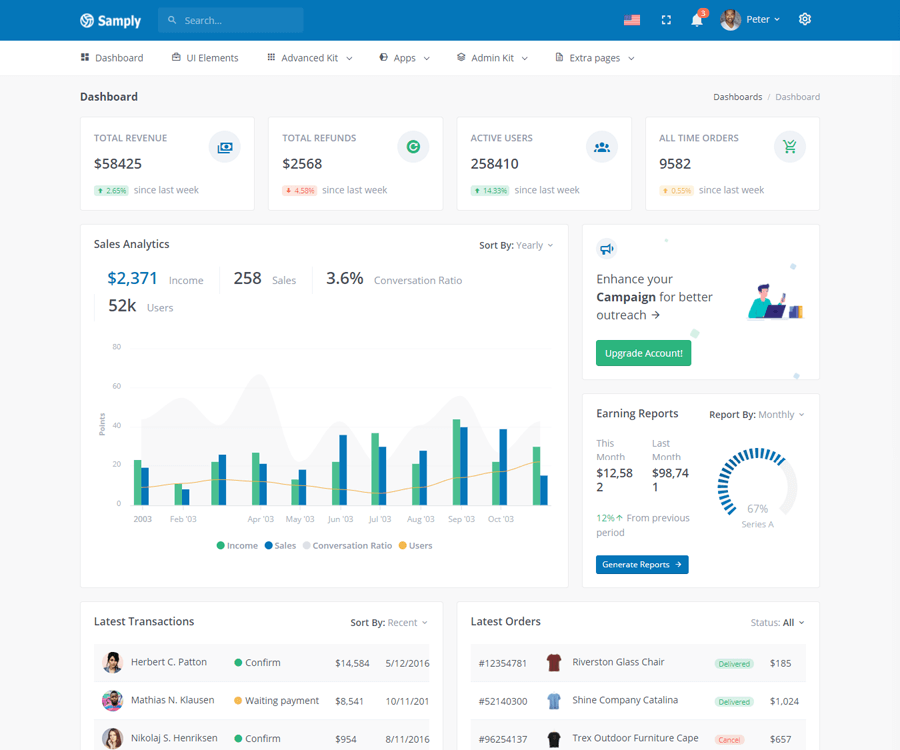 zoric - React Responsive Bootstrap 5 Landing Page Template